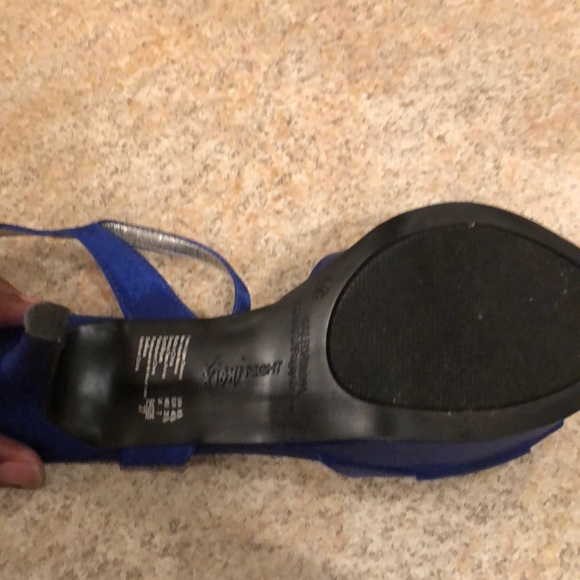 FIONI Clothing | Shoes | Fiona Blue Wedding Heels | Poshmark